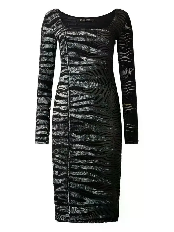 Roberto Cavalli Zebra-print Mini Dress