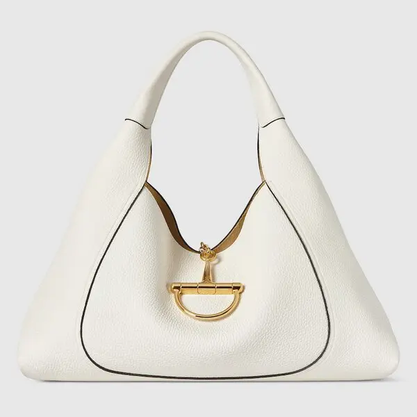 Gucci Softbit Shoulder Bag - White