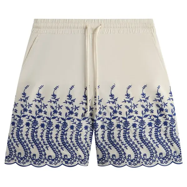 Kith Floral Eyelet Lewis Short - Cream
