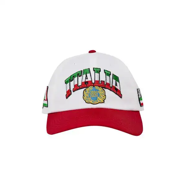 Supreme Italia 6-Panel Cap - White | Editorialist