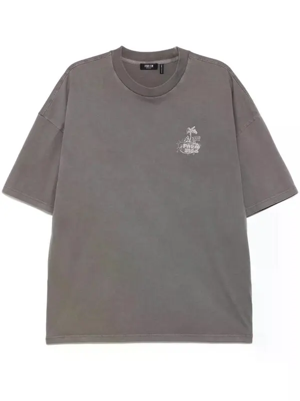FIVE CM Graphic-print T-shirt - Grey