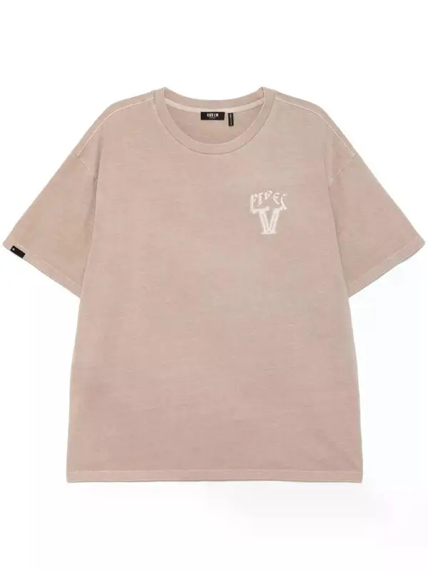 FIVE CM Graphic-print T-shirt - Brown