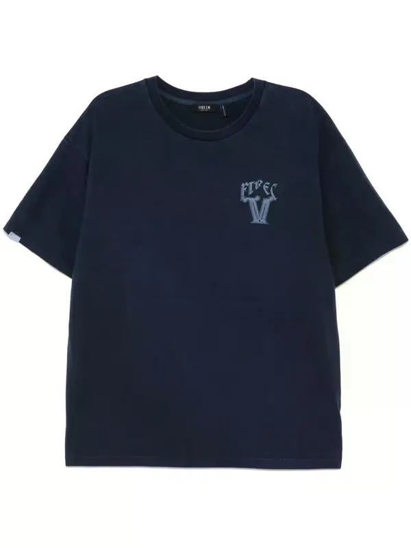 FIVE CM Graphic-print T-shirt - Blue