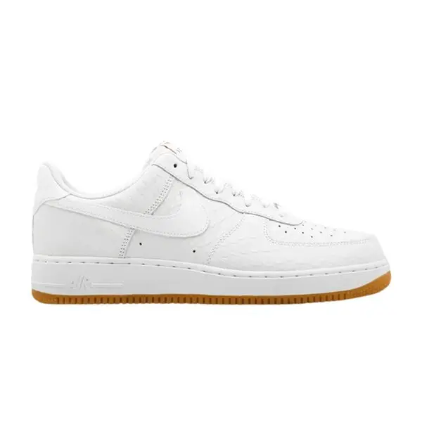 Nike Force 1 Low '07 Lv8 Croco Sneakers - White