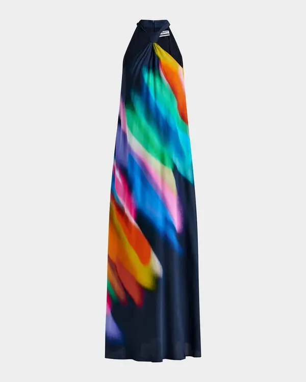 Essentiel Antwerp Halinki Knot Detail Maxi Dress