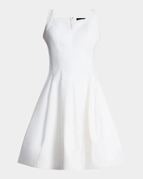 Bcbgmaxazria Tulip Fit-&-flare Dress - Chalk