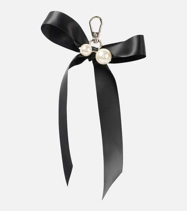 Simone Rocha Faux Pearl-embellished Keychain - White