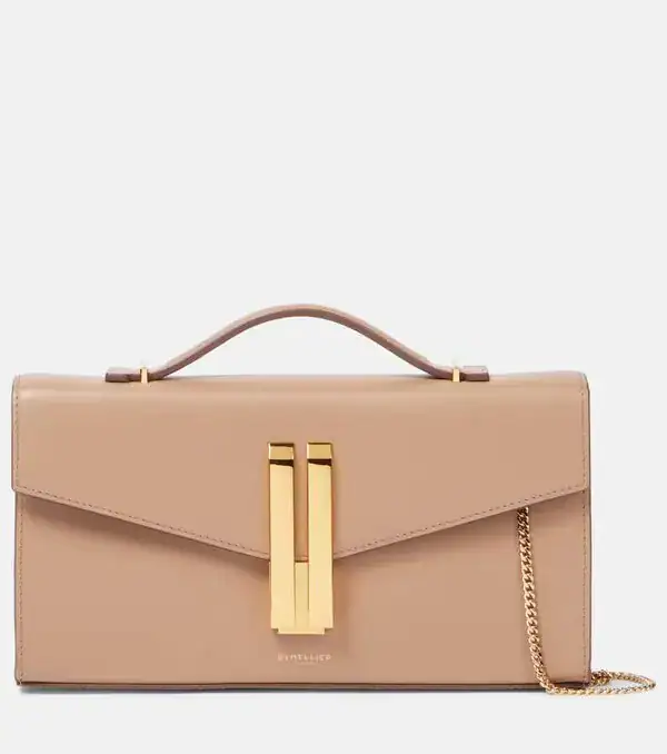 Demellier Vancouver Beige Demellier Vancouver Leather Clutch Beige