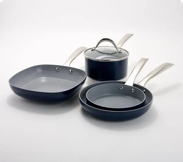 TECHNIQUE 5-pc Ceramic Nonstick Hard Anodized Mini Cook Set