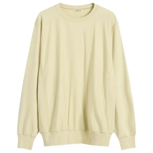 Auralee Elastic High Gauge Sweatshirt - Pistachio