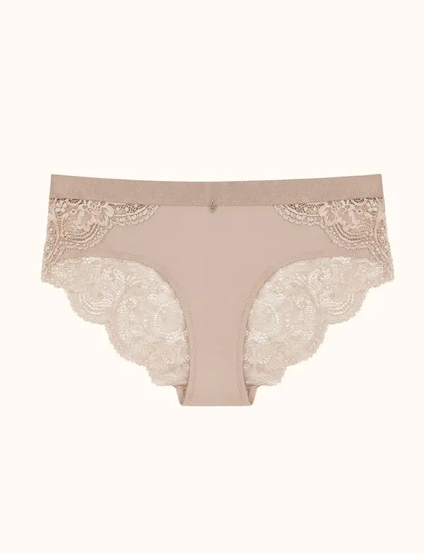 Thirdlove Lace Back Cheeky Panty - Taupe | Editorialist