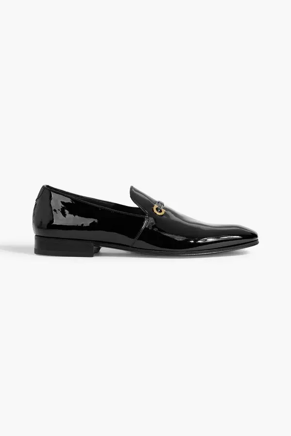 FERRAGAMO Lyon Patent-leather Loafers
