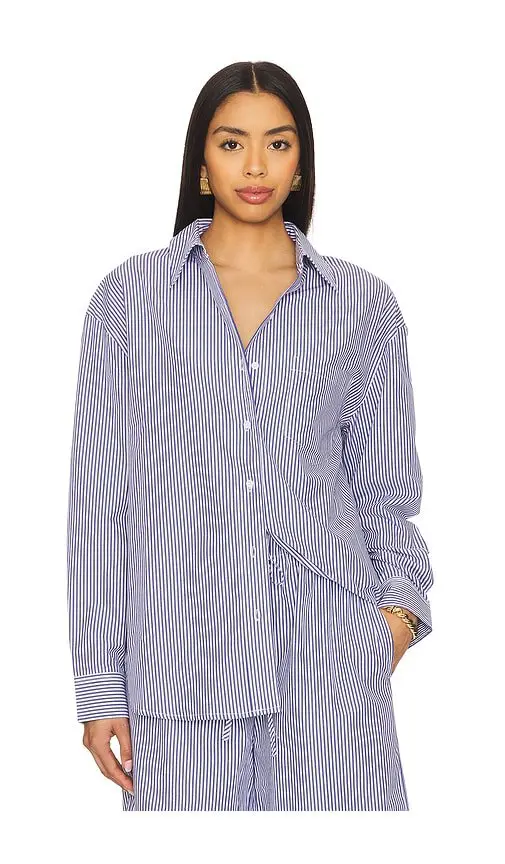 ELODIE THE LABEL Miley Stripe Shirt