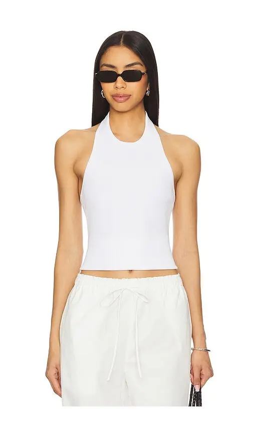ELODIE THE LABEL Effie Halter Knit Tank Top