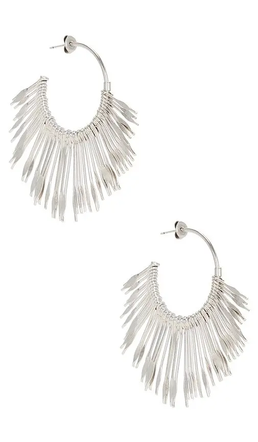 Isabel Marant Large Metal Hoop Earrings