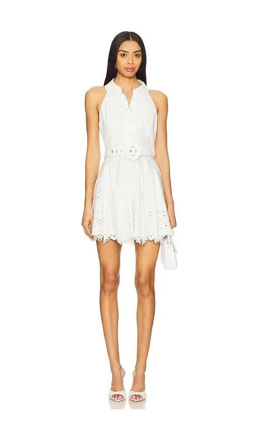 Hemant & Nandita Short Dress With Buckle Belt