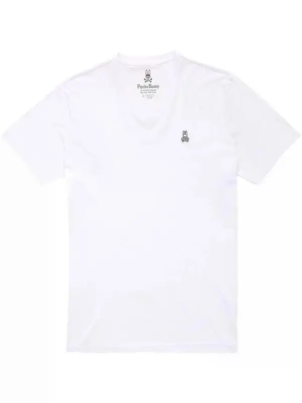 Psycho Bunny V-neck T-shirt - White