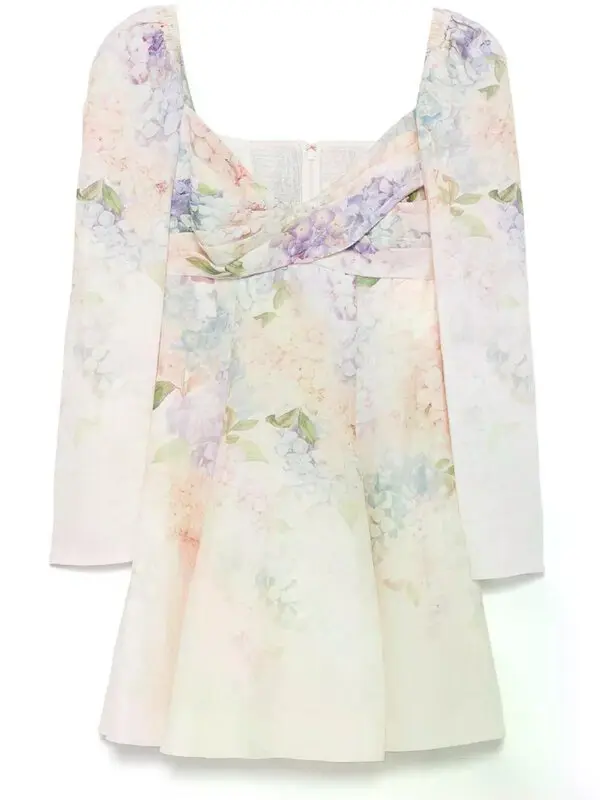 Zimmermann Dawning Mini Dress - Pink