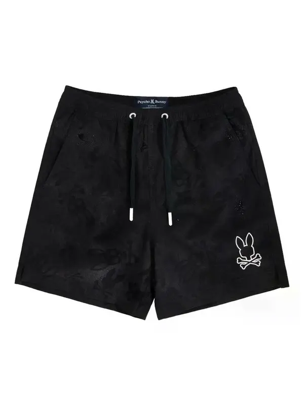 Psycho Bunny Parker Hydrochromic Swim Shorts - Black