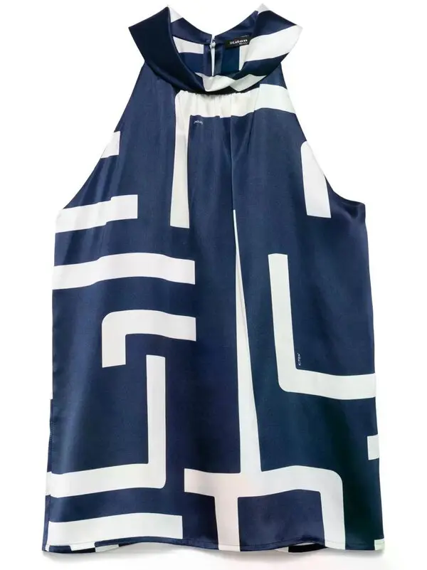Kiton Silk Halterneck Top