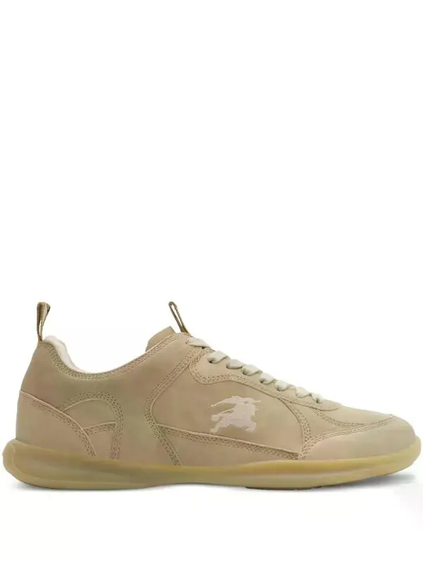 Burberry Leather Matrix Sneakers - Neutrals