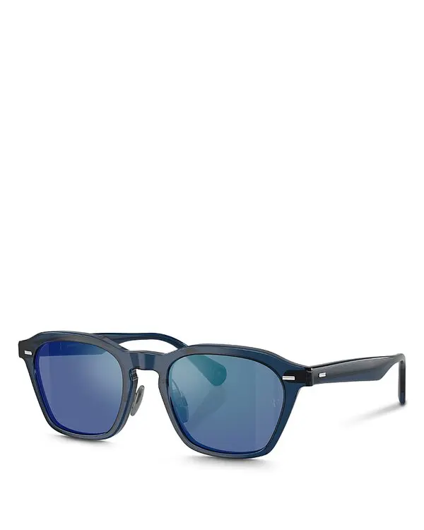 Oliver Spencer Round Frame Sunglasses - Blue