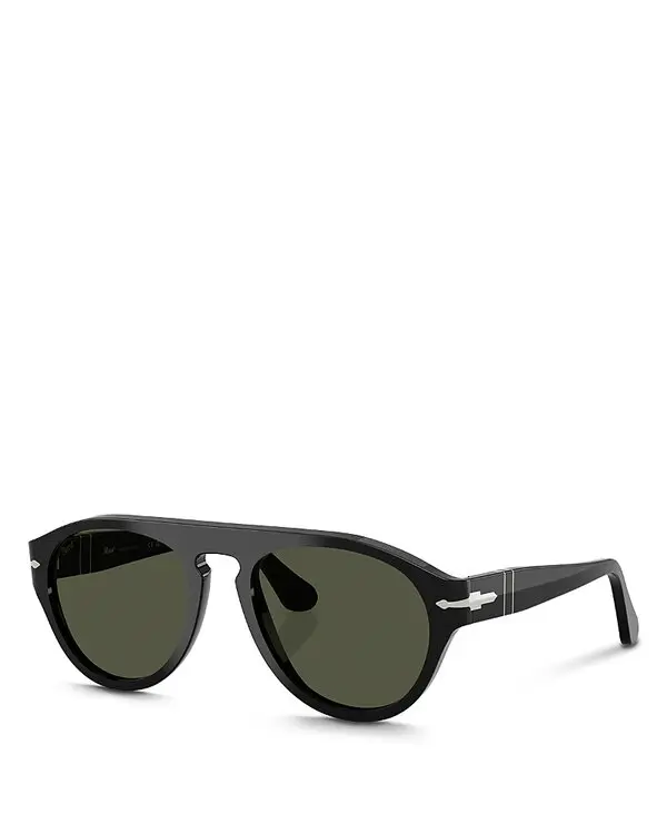 Persol Aviator Sunglasses, 56mm - Black
