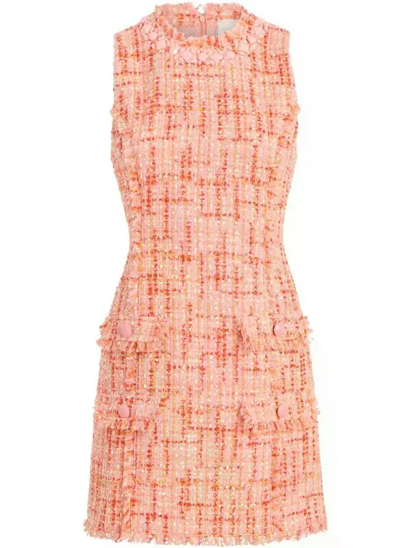 Cinq À Sept Lucie Boucle Ellisella Dress - Pink
