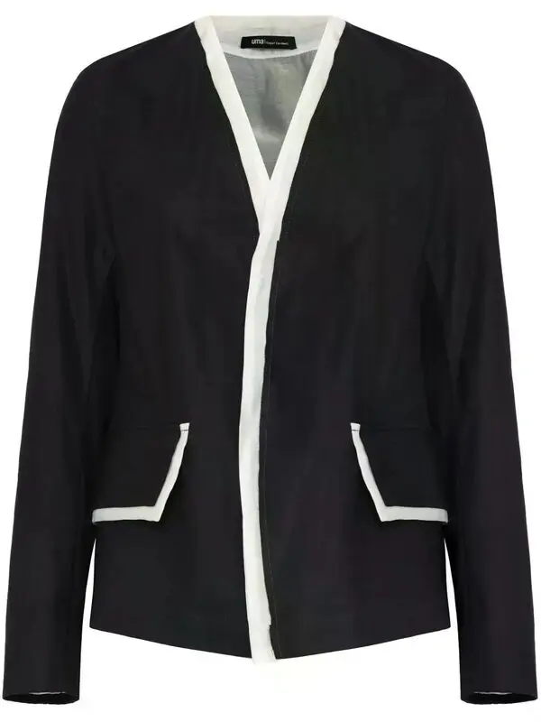 UMA | RAQUEL BLAY Uma | Raquel Davidowicz Collarless Jacket - Black