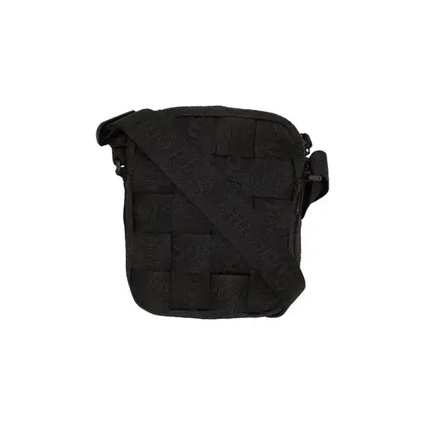 Supreme Woven Shoulder Bag In Black | Editorialist