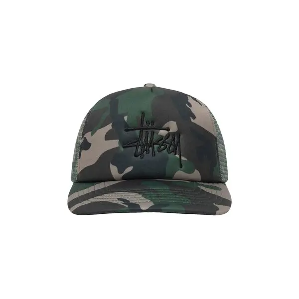 StÜssy Camo Trucker Snapback - Multicolor