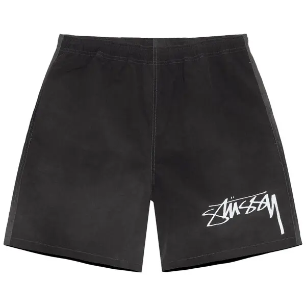 StÜssy Wave Dye Nylon Short - Black