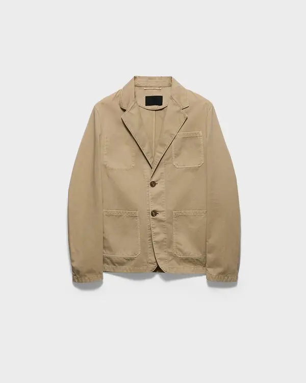 Prada Single-breasted Cotton Jacket