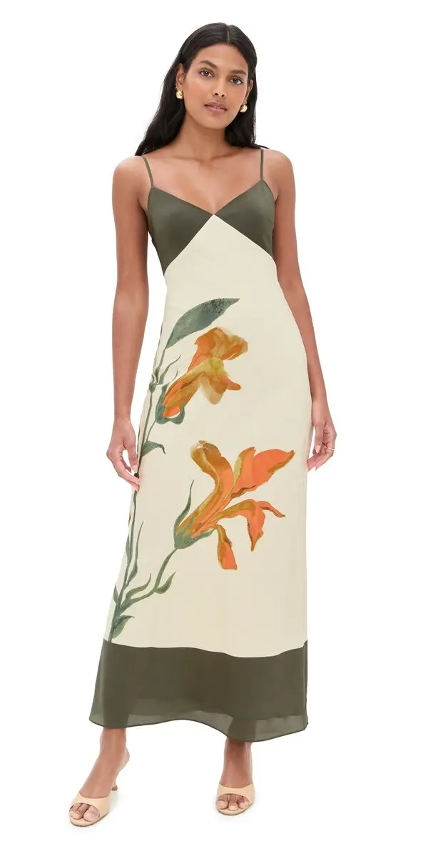 Sir The Label Constance Silk Slip Dress