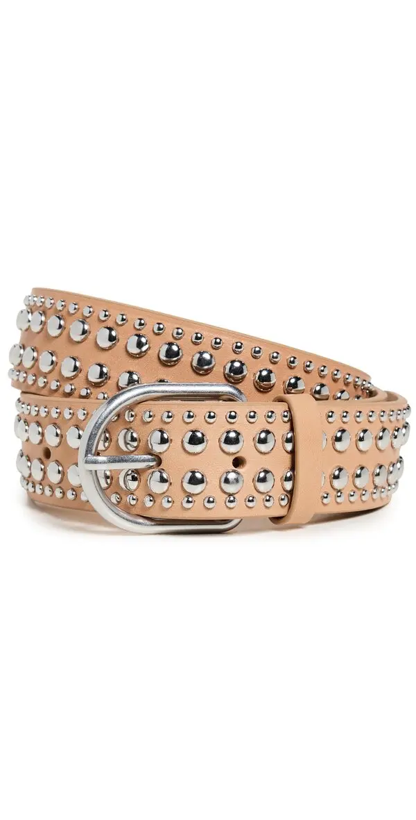 LOEFFLER RANDALL Isaac Studded Leather Belt