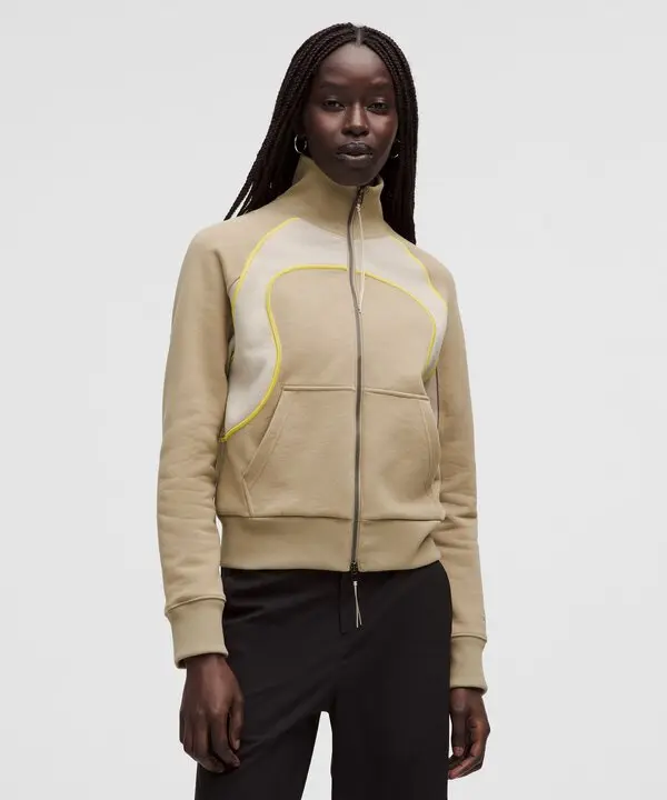 Lululemon Heavyweight French Terry Full Zip - Sheer Oak/mojave Tan
