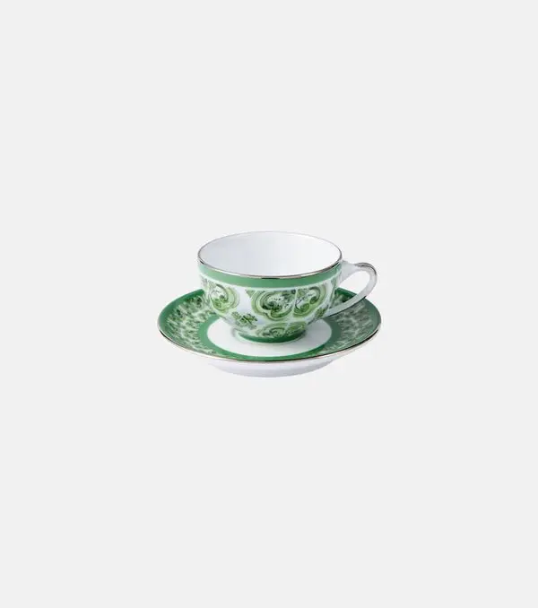 Dolce & Gabbana Majolica Espresso Cup And Saucer Set