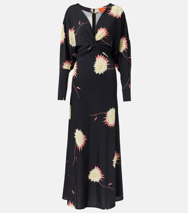 La DoubleJ Xx Floral Jersey Maxi Dress - Multicoloured