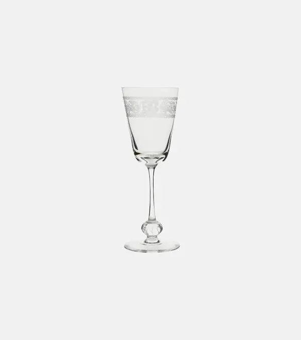 Dolce & Gabbana Dg White Wine Glass - Transparent
