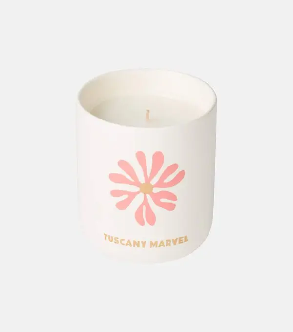 Assouline Tuscany Ceramic Scented Candle - White