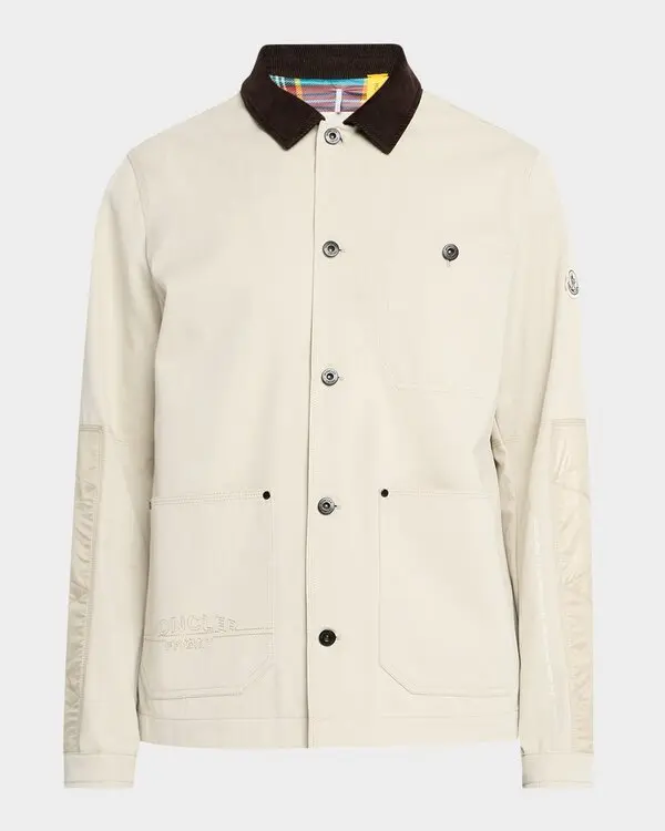 Moncler X Frgmt "geike" Utility Jacket - Light Grey