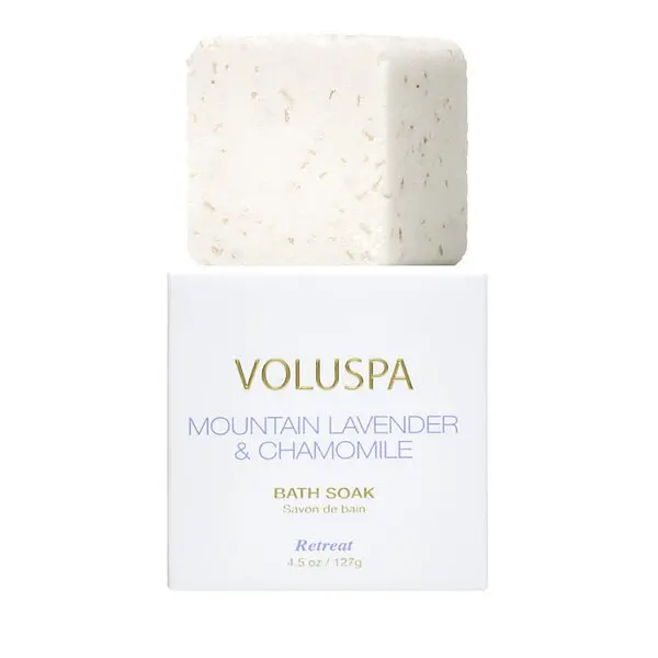 Voluspa Mountain Lavender & Chamomile Bath Soak, 4.5 Oz