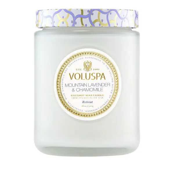 Voluspa Mountain Lavender & Chamomile Large Jar Candle, 18 Oz - No Color