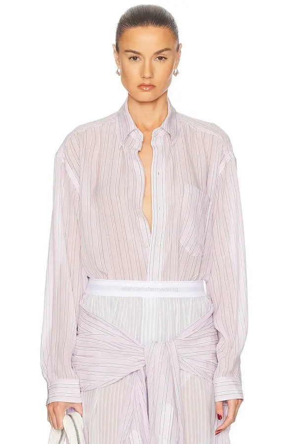 Alexander Wang Oversized Boyfriend Shirt