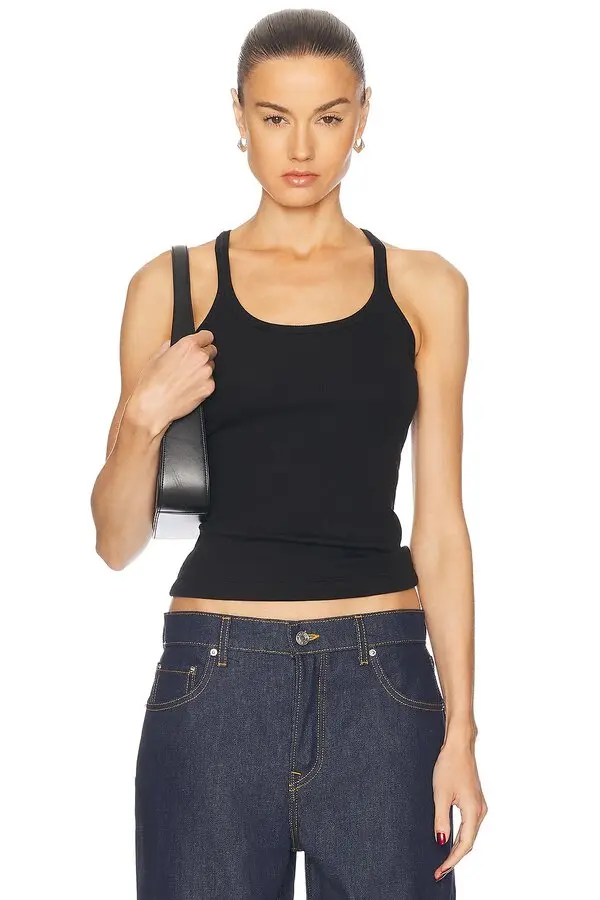 GRLFRND Slim Racer Tank - Black