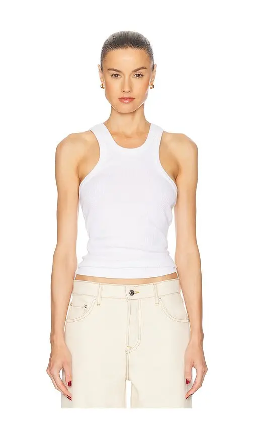 GRLFRND Essential Racer Tank - White