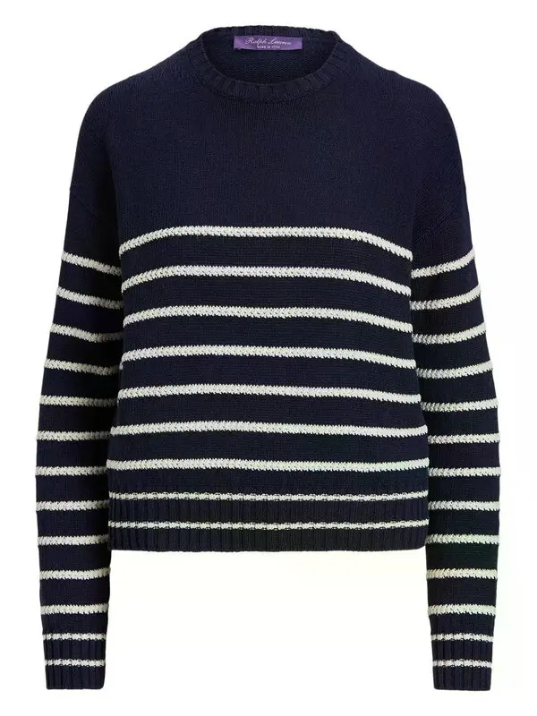 Ralph Lauren Striped Sweater - Blue