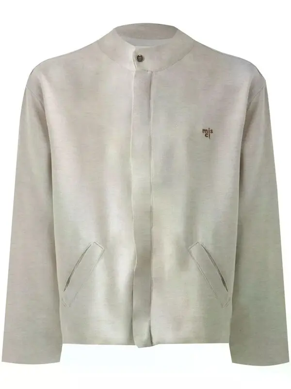 MISCI Logo-embroidered Bomber Jacket - White