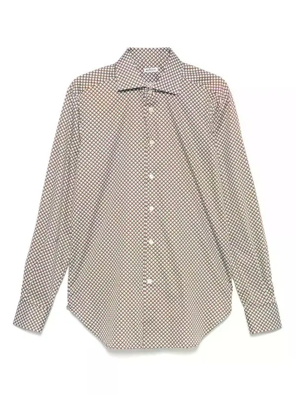 Kiton Geometric-pattern Shirt