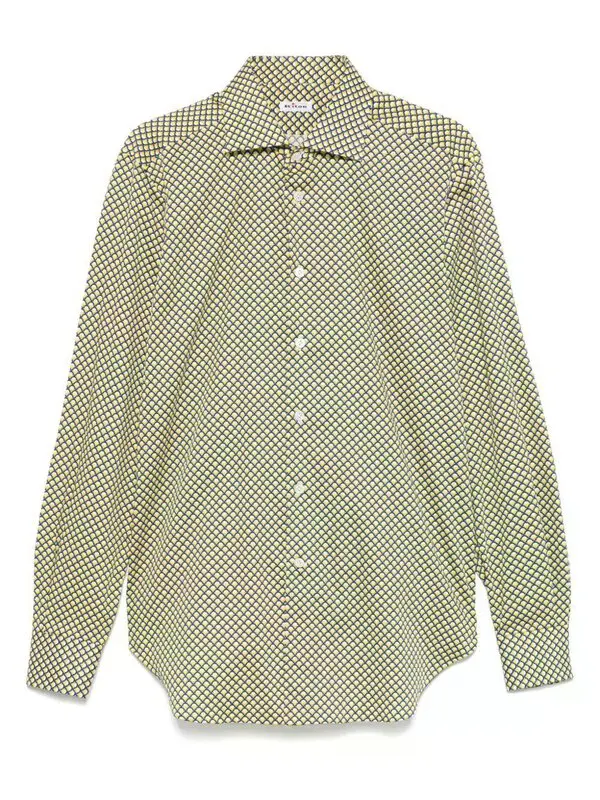 Kiton Geometric-pattern Shirt